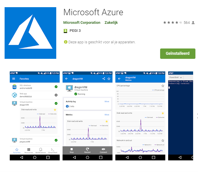 My review of the Azure app (Android) - vWorld